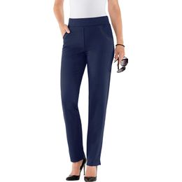 CR&Eacute;ATION L Damen Jerseyhose mit Ziersteinchen an den Taschen marine Gr&ouml;&szlig;e 24