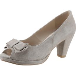 Andrea Conti Damen Peeptoe sand Gr&ouml;&szlig;e 42