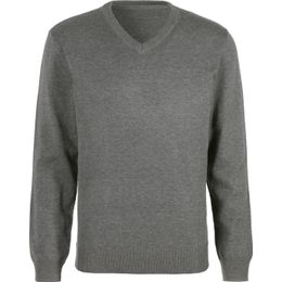 H.I.S. Damen Strickpullover dunkelgrau-meliert Gr&ouml;&szlig;e S (44/46)