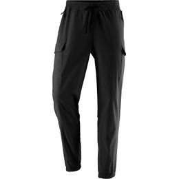 John Devin Damen Jogger Pants schwarz Gr&ouml;&szlig;e 48