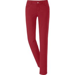 Ascari Damen Stretch-Jeans in R&ouml;hren-Form rot Gr&ouml;&szlig;e 22