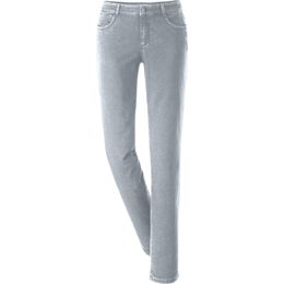 Ascari Damen Stretch-Jeans in R&ouml;hren-Form grau Gr&ouml;&szlig;e 36