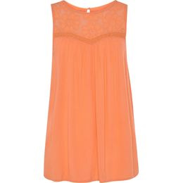 Buffalo Damen Crepebluse bright peach Gr&ouml;&szlig;e 48
