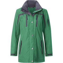 CR&Eacute;ATION L Damen Funktionsjacke wind- und wasserabweisend gr&uuml;n Gr&ouml;&szlig;e 22