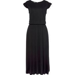Damen Jerseykleid schwarz Gr&ouml;&szlig;e 36
