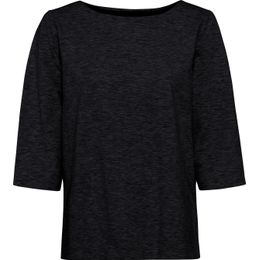 Heine Damen 3/4-Arm-Shirt mit Rundhals-Ausschnitt schwarz Gr&ouml;&szlig;e 34