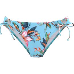 Lascana Damen Bikini-Hose hellblau-bedruckt Gr&ouml;&szlig;e 34