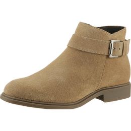 Heine Damen Kurzstiefelette beige Gr&ouml;&szlig;e 42
