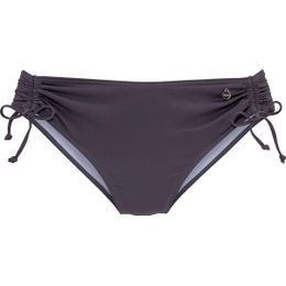 Lascana Damen Bikini-Hose anthrazit Gr&ouml;&szlig;e 46