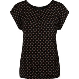 Lascana Damen Kurzarmshirt schwarz Gr&ouml;&szlig;e 32/34