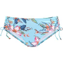 Lascana Damen Bikini-Hose hellblau-bedruckt Gr&ouml;&szlig;e 34