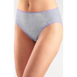 Damen Jazz-Pants Slips grau-meliert, wei&szlig; Gr&ouml;&szlig;e 40/42