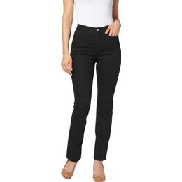 CR&Eacute;ATION L Damen Jeans mit Stickerei-Verzierung schwarz Gr&ouml;&szlig;e 22