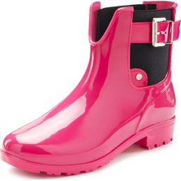 Vivance Damen Gummistiefelette pink Gr&ouml;&szlig;e 38