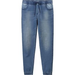 John Devin Damen Jogger Pants blue-denim Gr&ouml;&szlig;e S (44/46)