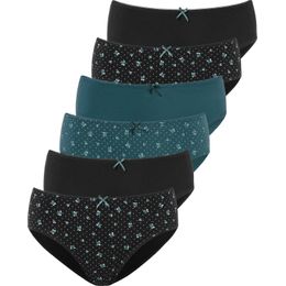 Damen Jazz-Pants Slips schwarz, petrol Gr&ouml;&szlig;e 32/34