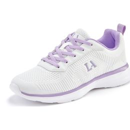 Lascana Damen Sneaker wei&szlig;/lila Gr&ouml;&szlig;e 41