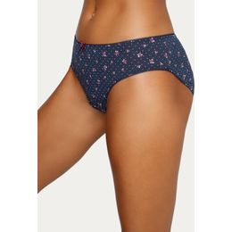 Petite Fleur Damen Jazz-Pants Slips navy, berry Gr&ouml;&szlig;e 32/34