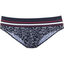 Lascana Damen Bikini-Hose marine-bedruckt Gr&ouml;&szlig;e 40