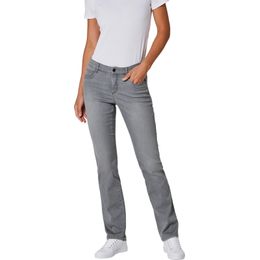 Ascari Damen 5-Pocket-Jeans in Super-Stretch-Denim grey denim Gr&ouml;&szlig;e 38