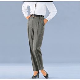 COME ON Damen Hose mit seitlichem Dehnbund hellgrau-meliert Gr&ouml;&szlig;e 245
