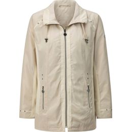 CR&Eacute;ATION L Damen &Uuml;bergangsjacke mit Mesh-Eins&auml;tzen sand Gr&ouml;&szlig;e 40