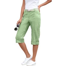 CR&Eacute;ATION L Damen Caprihose mit verstellbarem Bund eucalyptus Gr&ouml;&szlig;e 46