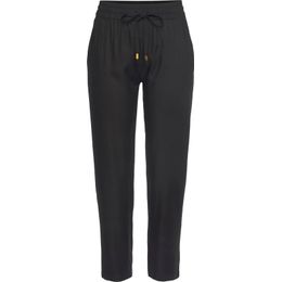 Lascana Damen Schlupfhose schwarz Gr&ouml;&szlig;e 46