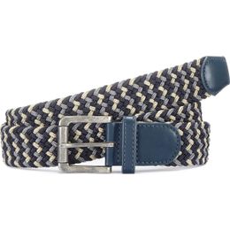 AUTHENTIC LE JOGGER Herren H&uuml;ftg&uuml;rtel marine-grau Gr&ouml;&szlig;e 115