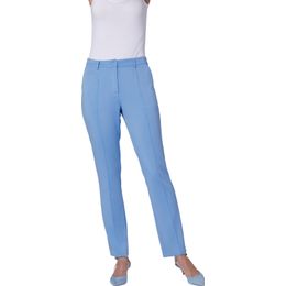 CREATION L PREMIUM Damen Stretch-Hose mit abgesteppter Biese vorne himmelblau Gr&ouml;&szlig;e 44