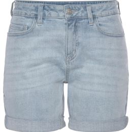 Vivance Damen Jeansshorts light blue washed Gr&ouml;&szlig;e 34