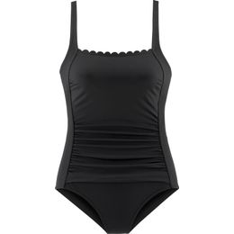 Lascana Damen Badeanzug schwarz-wei&szlig; Gr&ouml;&szlig;e 42B