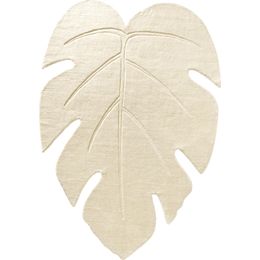 HEINE HOME unisex Hochflorteppich offwhite Gr&ouml;&szlig;e 120x180 cm - Blattform