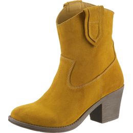 Heine Damen Stiefelette gelb Gr&ouml;&szlig;e 42