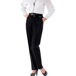 COME ON Damen Hose mit seitlichem Dehnbund schwarz Gr&ouml;&szlig;e 22