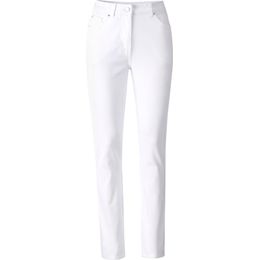 Heine Damen 7/8-Jeans mit Push-up-Effekt wei&szlig; Gr&ouml;&szlig;e 34