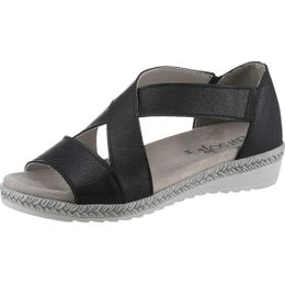 Damen Sandalette mit Wechselfu&szlig;bett schwarz Gr&ouml;&szlig;e 39