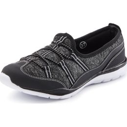 Lascana Damen Sneaker schwarz-wei&szlig; Gr&ouml;&szlig;e 44