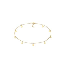 Elli Kette 'Boho, Choker, Pl&auml;ttchen' Damen Gr&ouml;&szlig;e 36 gold
