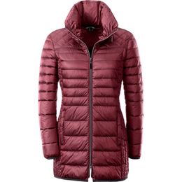 CR&Eacute;ATION L Damen Steppjacke mit dezentem Glanz bordeaux Gr&ouml;&szlig;e 22