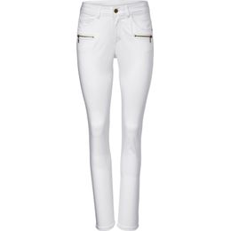 Heine Damen Skinny Jeans mit Bauch-weg-Effekt wei&szlig; Gr&ouml;&szlig;e 46