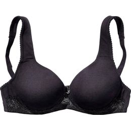 Nuance Damen T-Shirt-BH schwarz, Gr&ouml;&szlig;e 80B