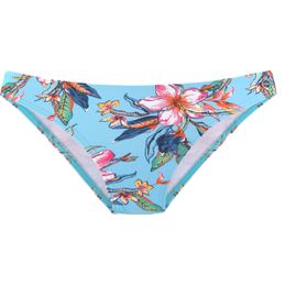 Lascana Damen Bikini-Hose hellblau-bedruckt Gr&ouml;&szlig;e 48