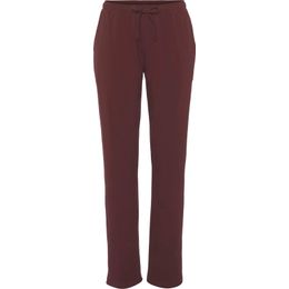 H.I.S. Damen Pyjama bordeauc Gr&ouml;&szlig;e 44/46