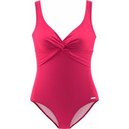 Lascana Damen Badeanzug rot Gr&ouml;&szlig;e 48D