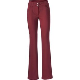 Heine Damen Bootcuthose aus Techno-Stretch bordeaux Gr&ouml;&szlig;e 50