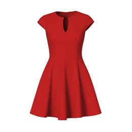 Goddiva Minikleid Damen Gr&ouml;&szlig;e 34 rot Winterkleid