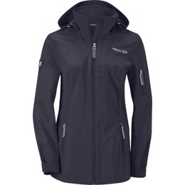CR&Eacute;ATION L Damen Softshelljacke mit Fleece-Futter marine Gr&ouml;&szlig;e 46