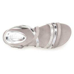 Lascana Damen Sandale silberfarben Gr&ouml;&szlig;e 41