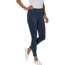 CR&Eacute;ATION L Damen Leggings in Stretch-Qualit&auml;t marine Gr&ouml;&szlig;e 52
